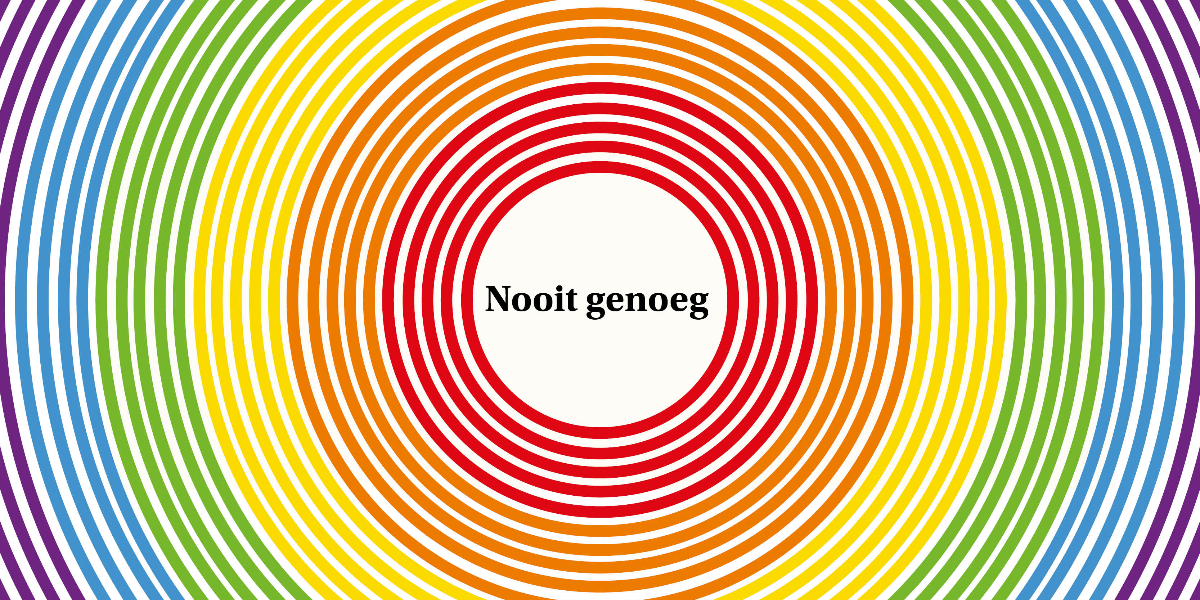 Nooit genoeg | rekto:verso | tijdschrift voor cultuur en kritiek